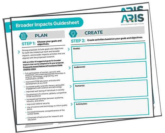 Broader Impacts Guide sheet
